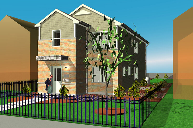 Green Spaces - Mark Miller Architecture, Sustainable Passive Homes, Chicago